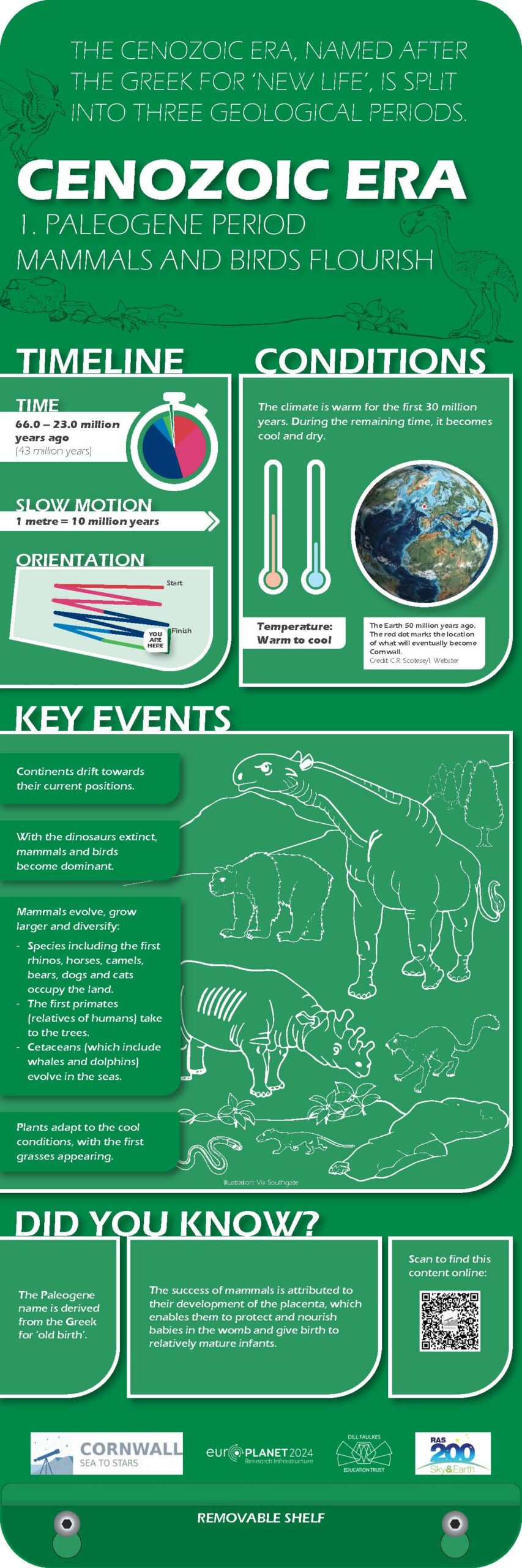Paleogene (Cenozoic 1) – Cornwall Sea to Stars